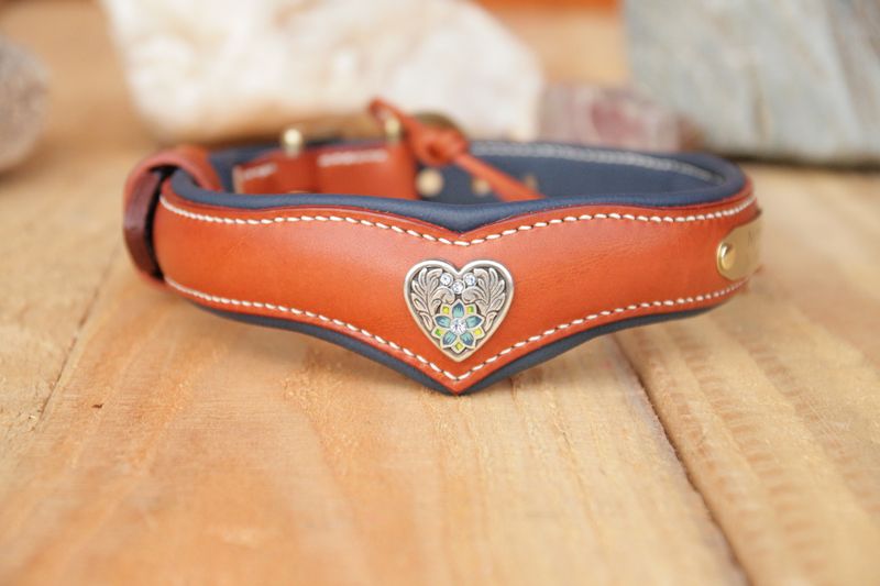 Colliers chien en cuir - Collection Mon chien Mon amour %%sep ...